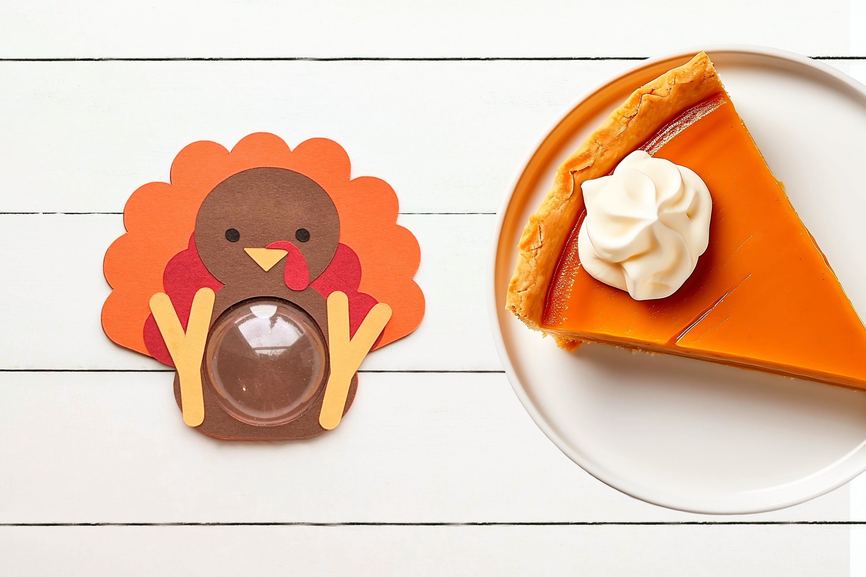 Thanksgiving Turkey Candy Dome Holder SVG File – Designed by Geeks