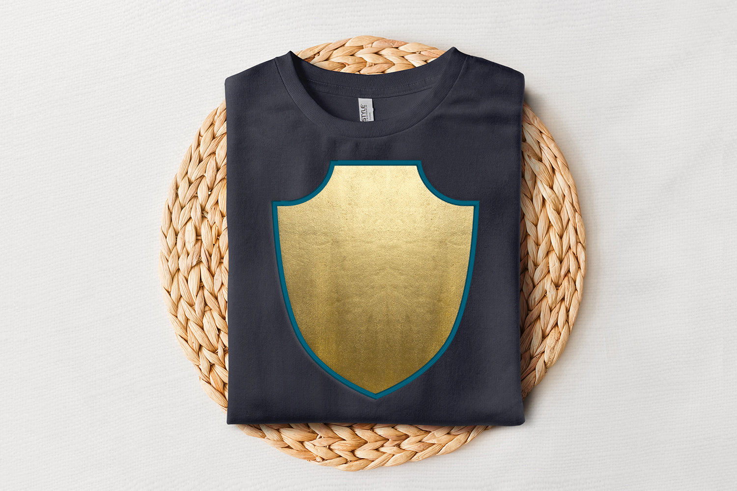 Crest Shield Shape Applique Embroidery File – Designed by Geeks