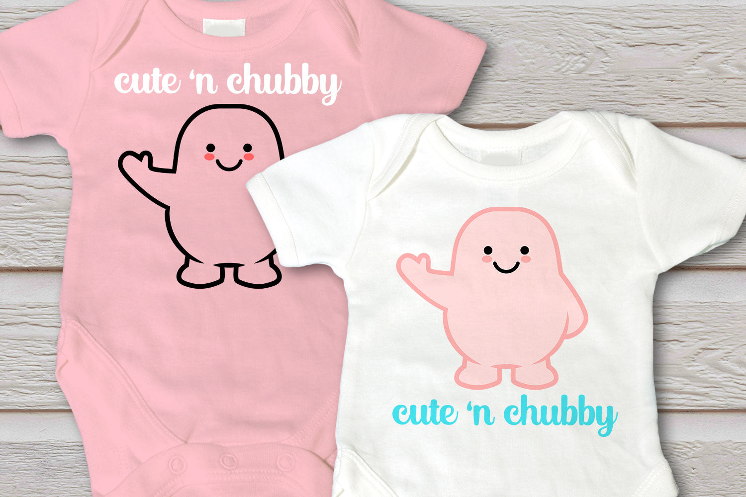 Cute n Chubby SVG File – Designed by Geeks