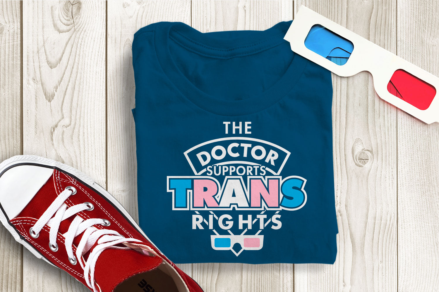 The Doctor Supports Trans Rights SVG File – Designed by Geeks