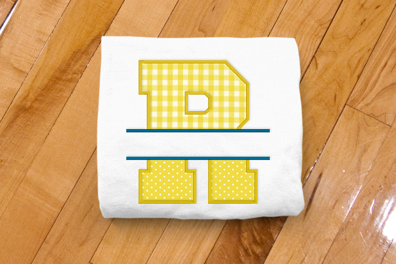 Varsity Letter R Split Applique Embroidery File – Designed by Geeks