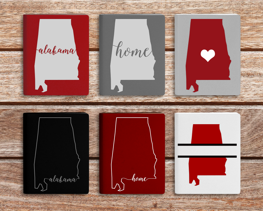 State of Alabama SVG File Cutting Template Set – Designed by Geeks