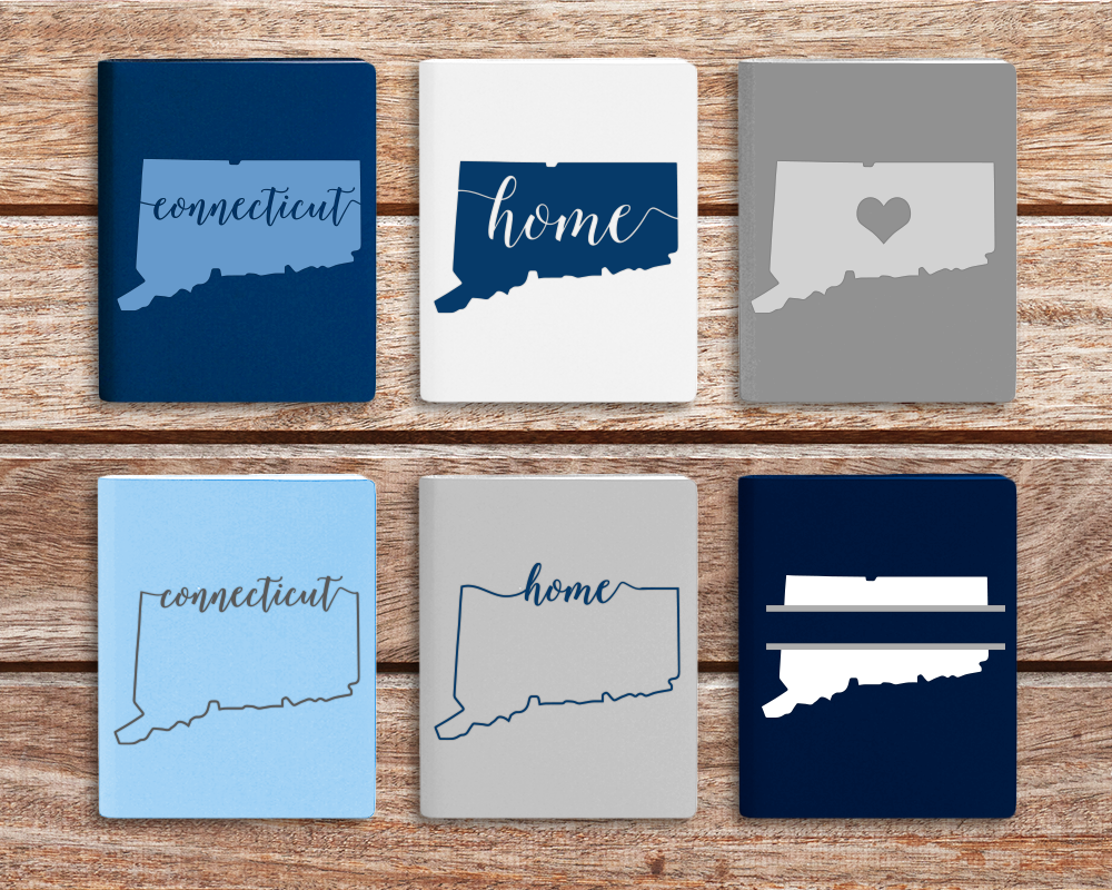 State of Connecticut SVG File Cutting Template Set – Designed by Geeks