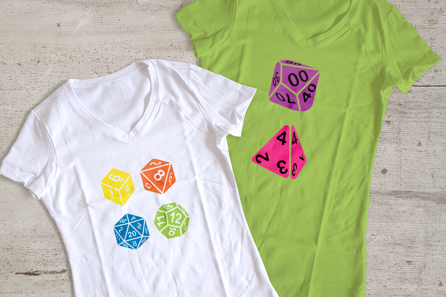 RPG Dice Set SVG File Cutting Template – Designed by Geeks