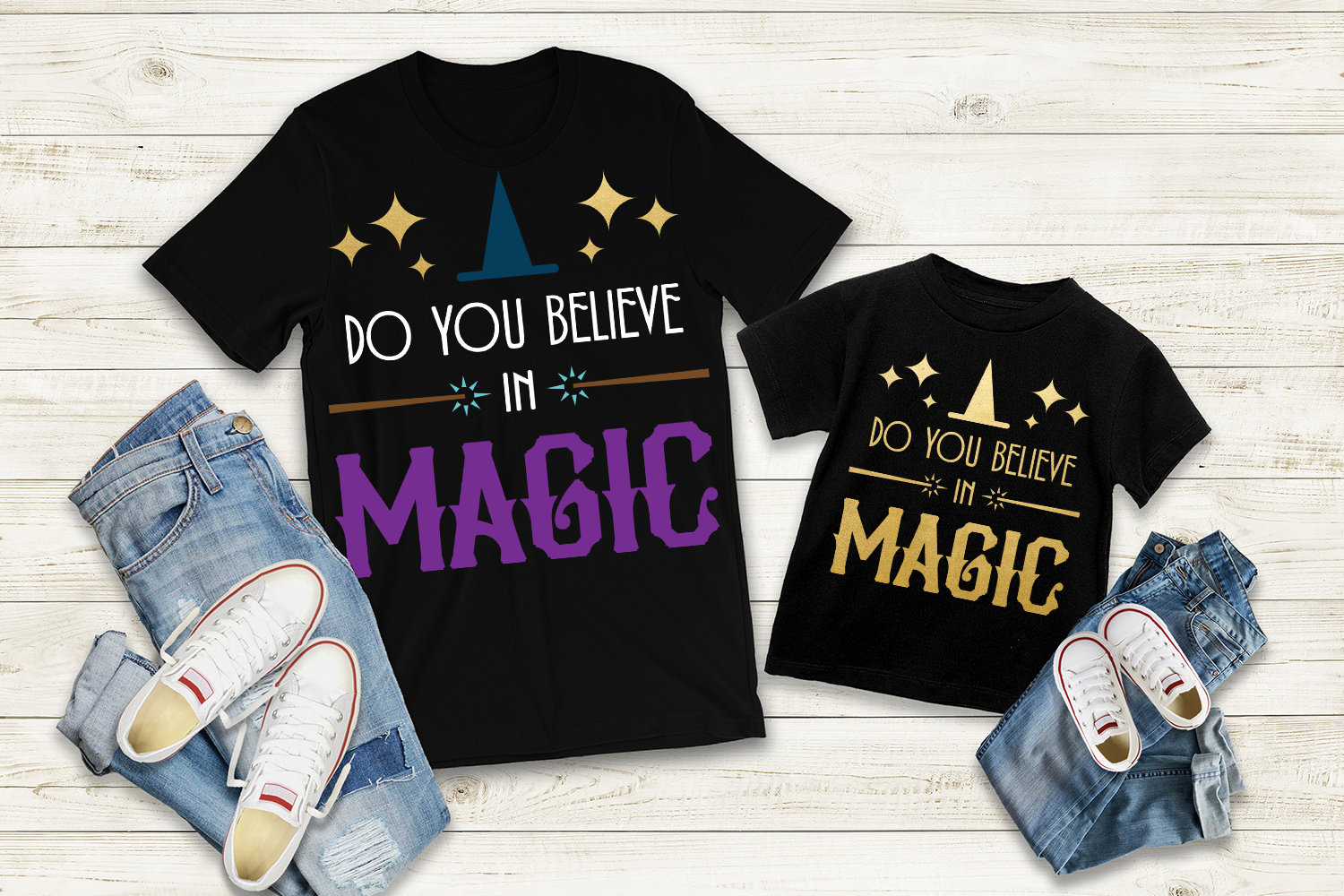 Do You Believe in Magic Wizard Hat SVG File Cutting Template – Designed ...