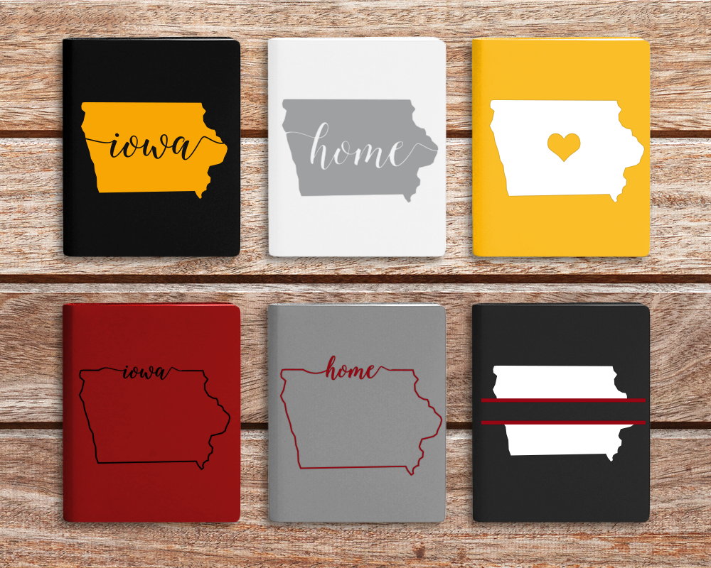 State of Iowa SVG File Cutting Template Set – Designed by Geeks
