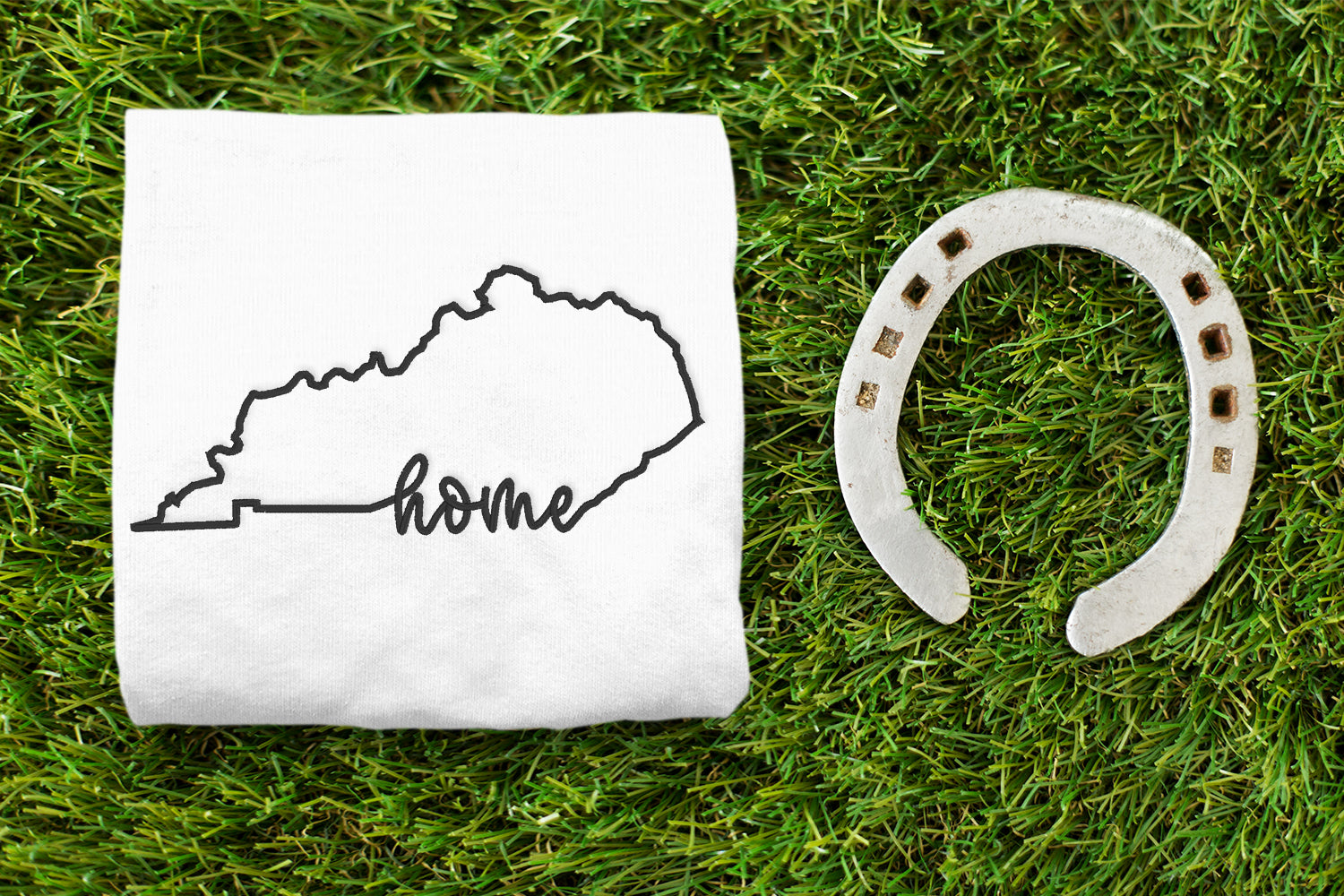 Kentucky Home State Outline Embroidery Design – Designed by Geeks