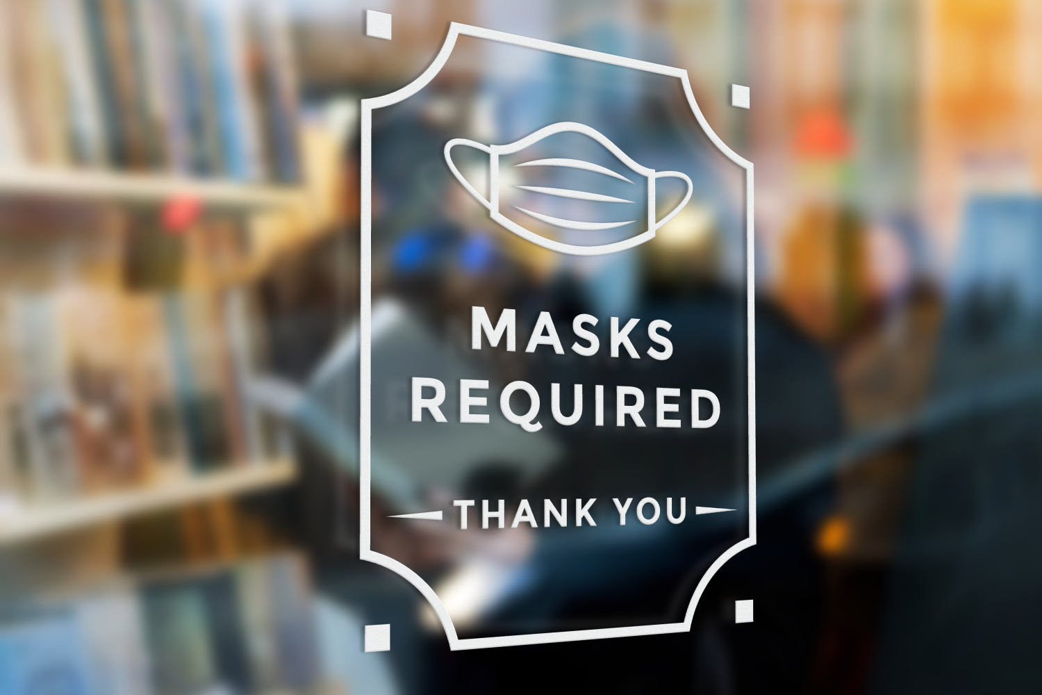 Masks Required Sign SVG File Cutting Template – Designed by Geeks
