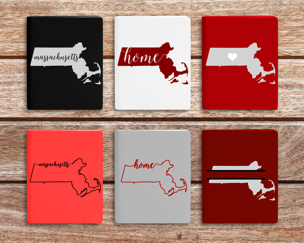 State of Massachusetts SVG File Cutting Template Set – Designed by Geeks