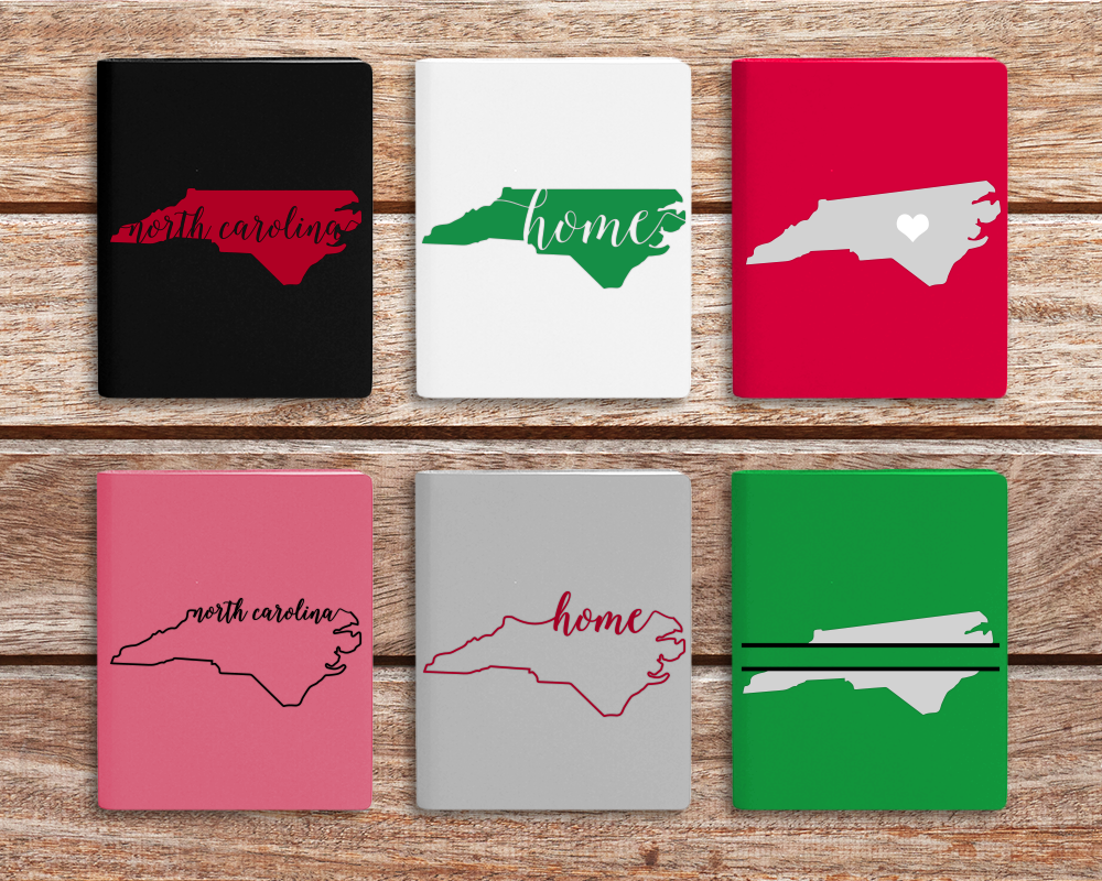State of North Carolina SVG File Cutting Template Set – Designed by Geeks