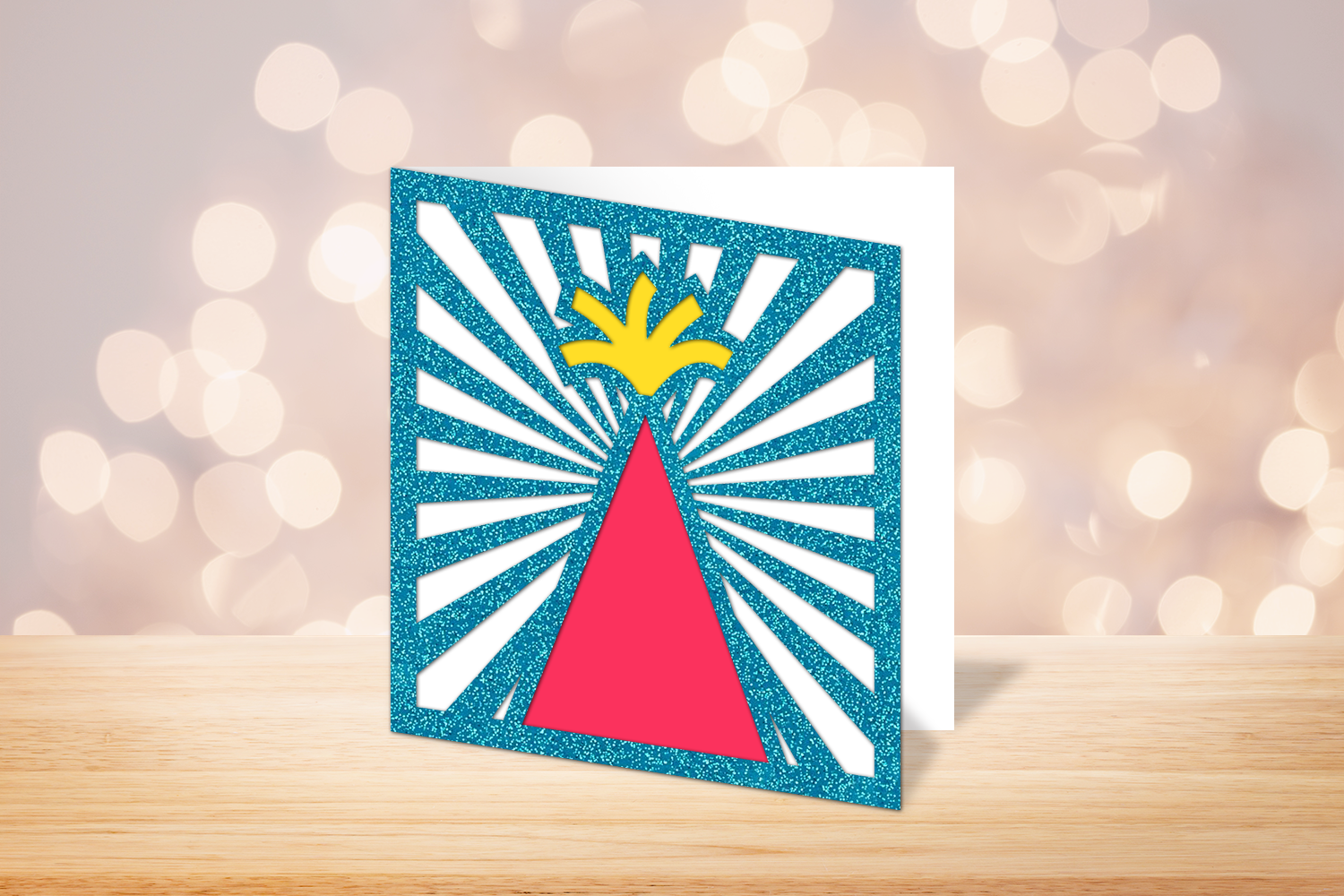 Party Hat Papercut Card SVG Cutting Template – Designed by Geeks