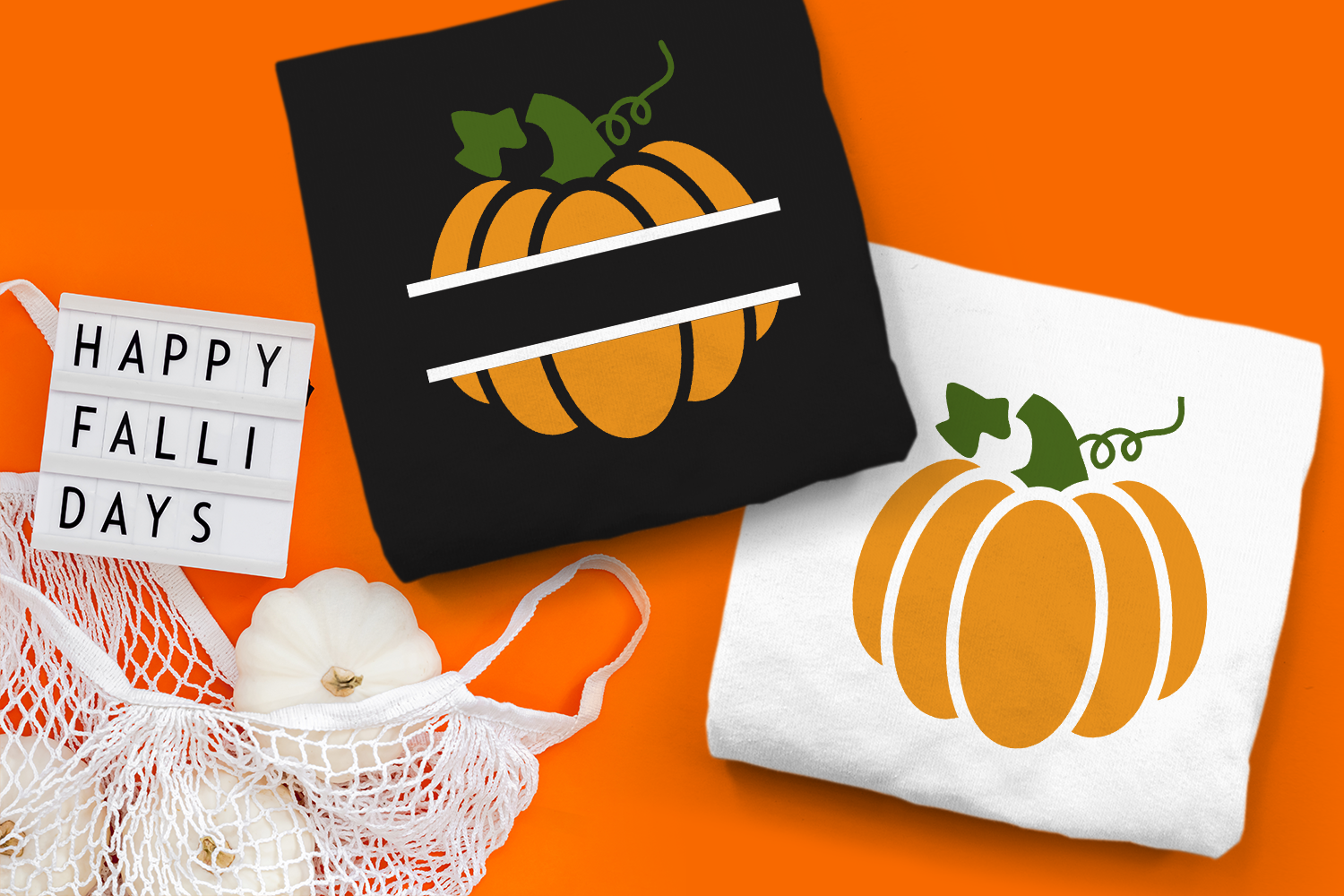 Pumpkin Split SVG File Template – Designed by Geeks