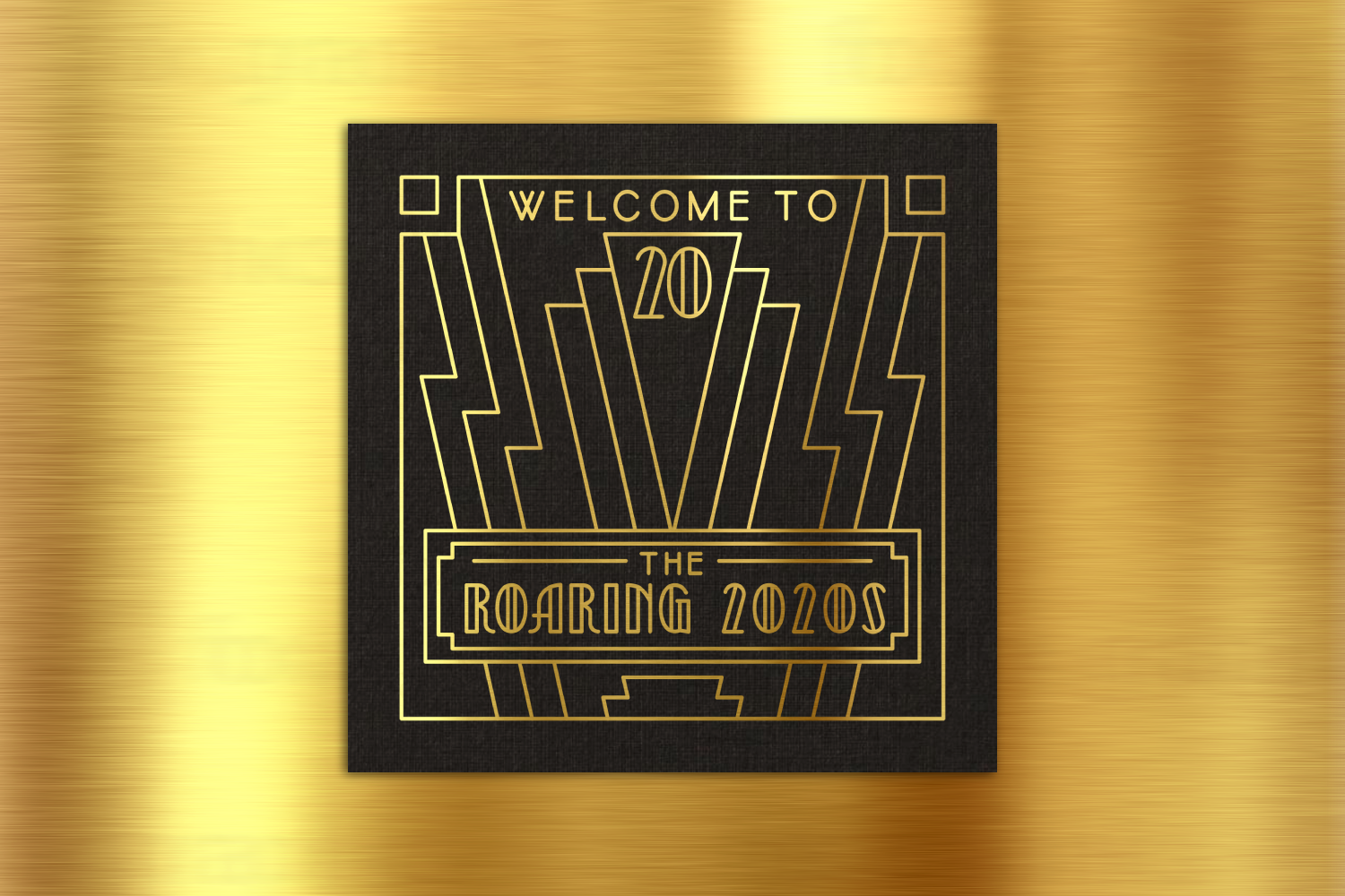 Roaring 2020s SVG SKETCH Single Line Drawing File Template – Designed ...