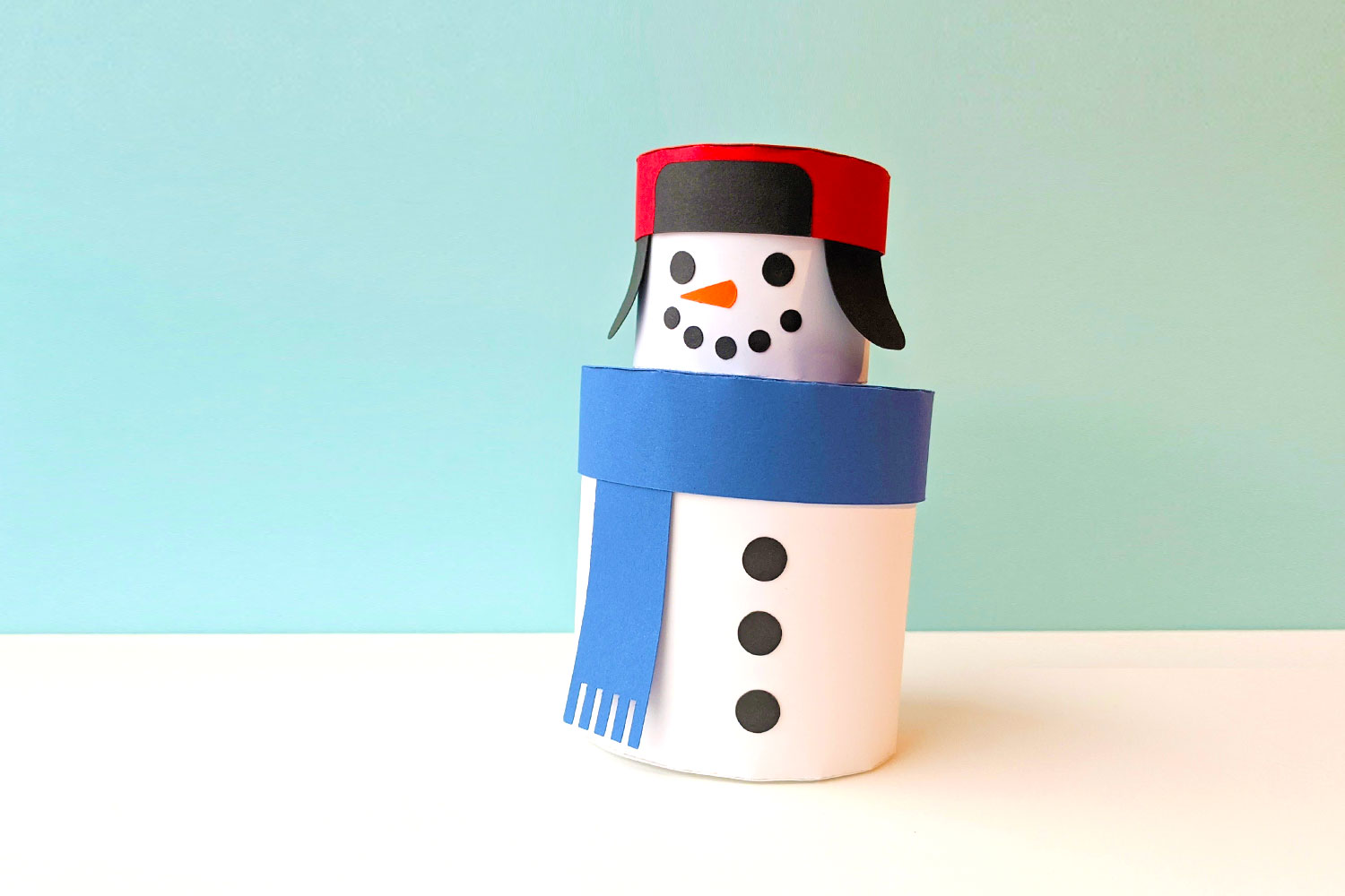 Snowman Stackable Round Gift Box SVG File Cutting Template – Designed ...