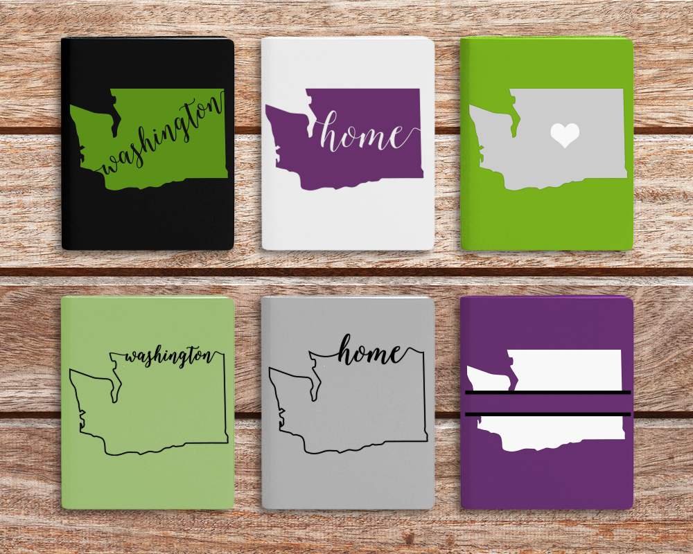 State of Washington SVG File Cutting Template Set – Designed by Geeks
