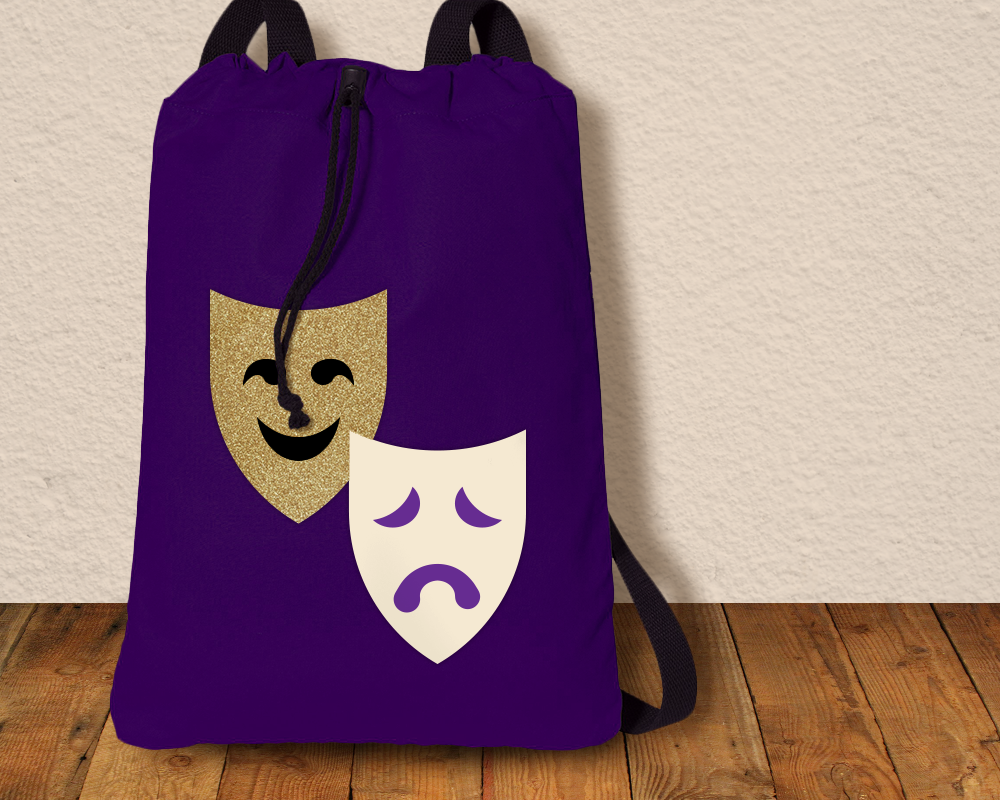 Theater Masks SVG File Template – Designed by Geeks