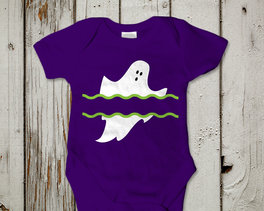 Ghost Split Halloween SVG File Template – Designed by Geeks