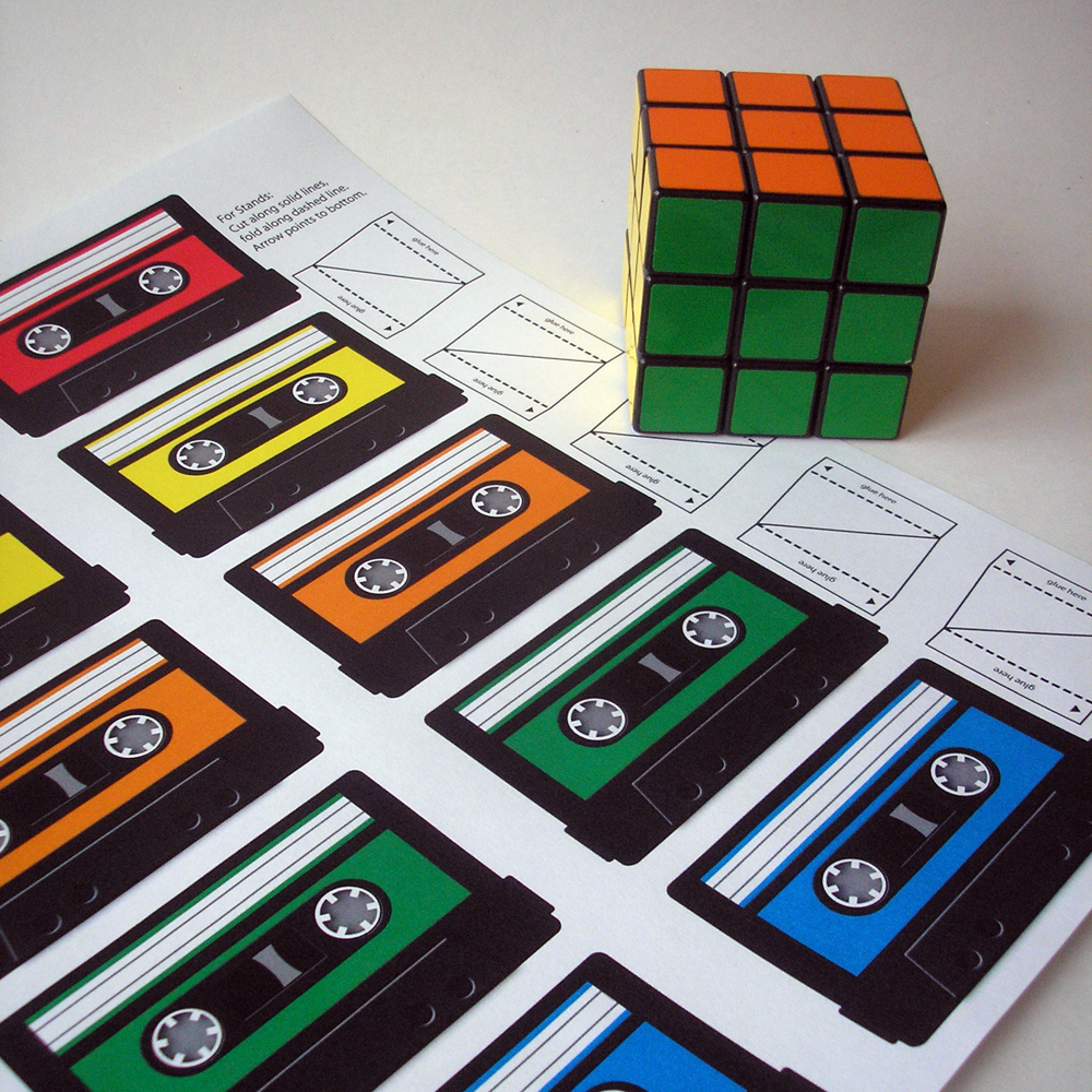 Mix Tape Printable PDF Tags – Designed by Geeks