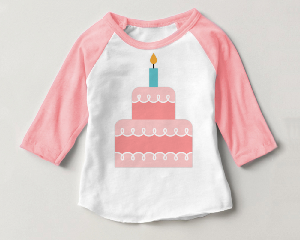Tiered Cake with Candle SVG File Cutting Template – Designed by Geeks