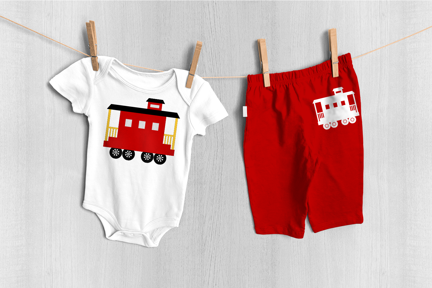 Printable Train Caboose Template